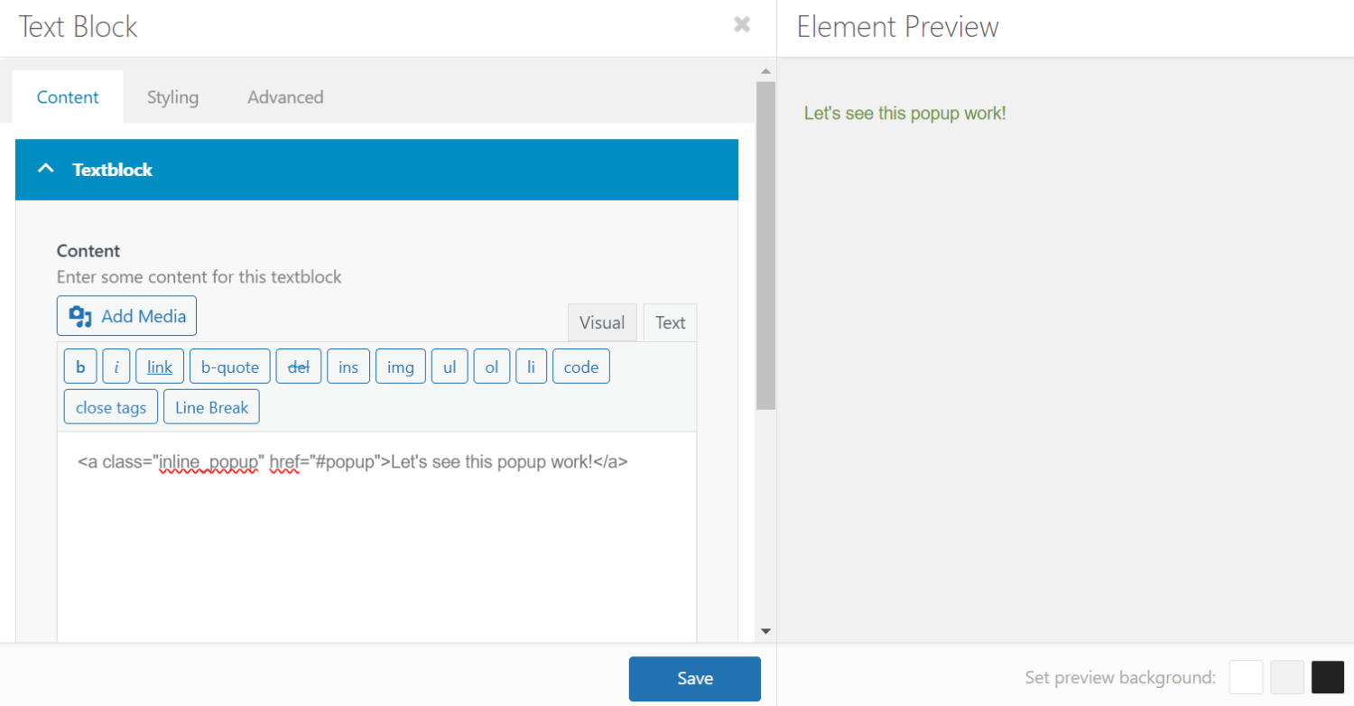 Inline Popup for Enfold Theme [Tutorial] – Crafted Plugins